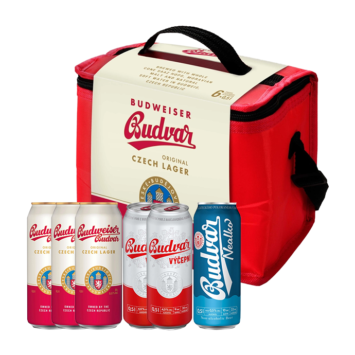 Набір пива Budweiser Budvar Original 0.5л х 3шт + Vycepni 0.5л х 2шт ...