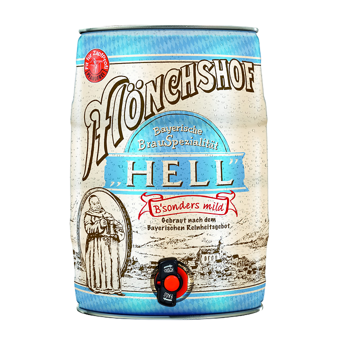 Пиво Monchshof Bayerisch Hell 5л купити з доставкою в Києві в Hop Hey ...