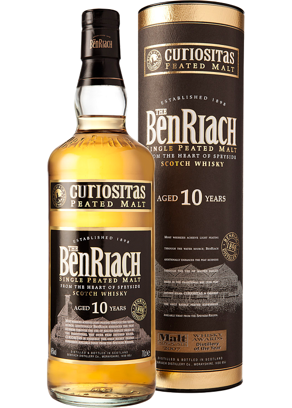 Виски BenRiach 10 Y.O. Curiositas 46° 0.7l купить с доставкой в Киеве в ...